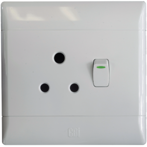 CBI 4X4 16A Single Switched Socket Outlet White | ARB Electrical ...